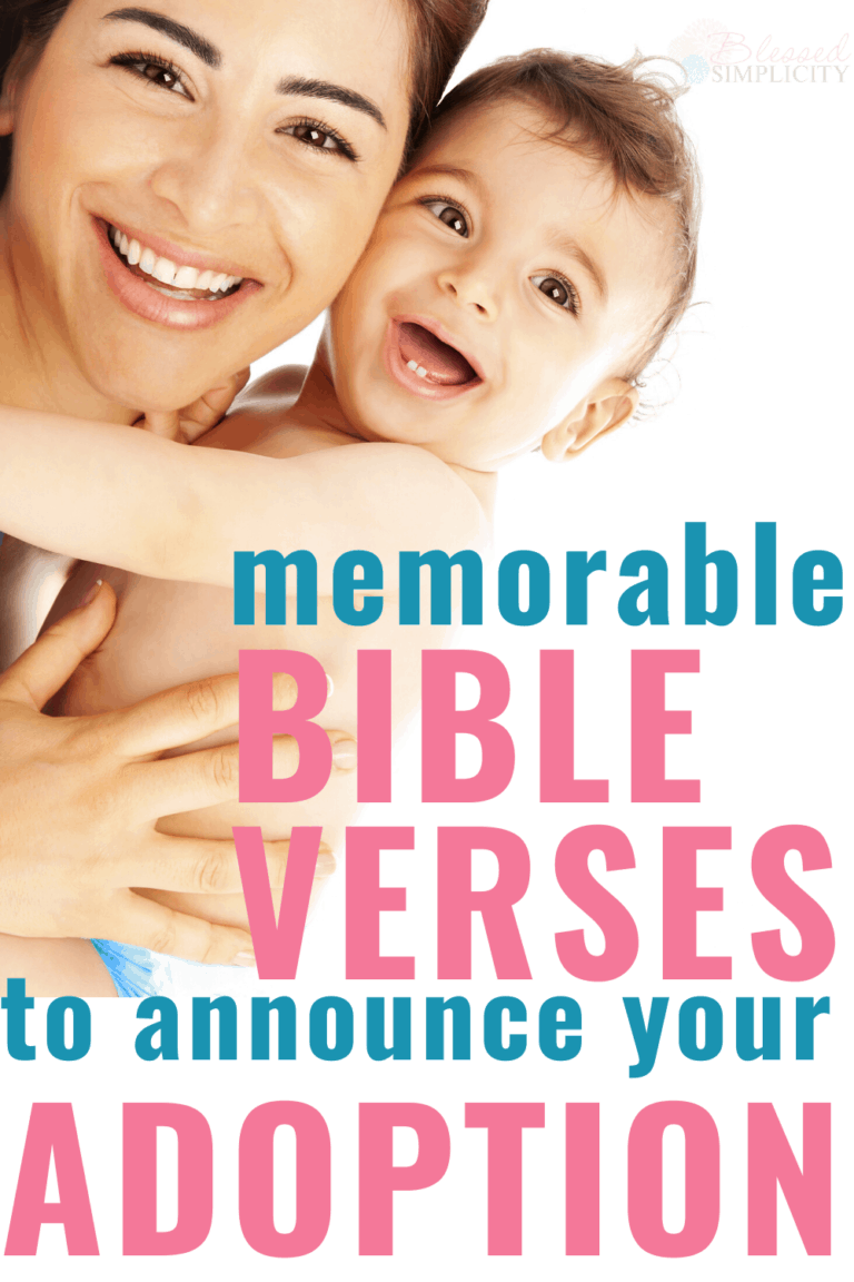 Bible Verses for Adoption Announcement