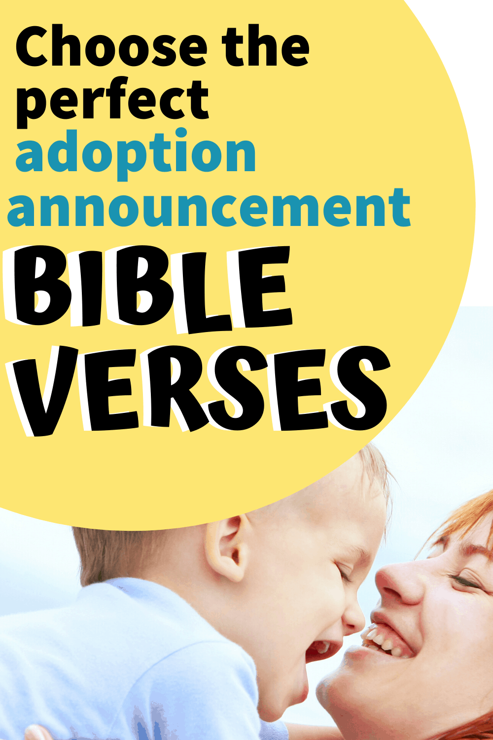 Bible Verses for Adoption Announcement