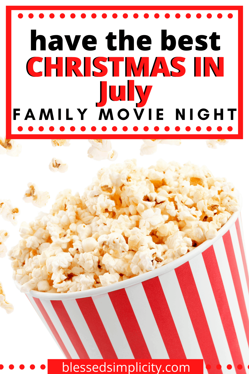 How to Have a Christmas in July Movie Night