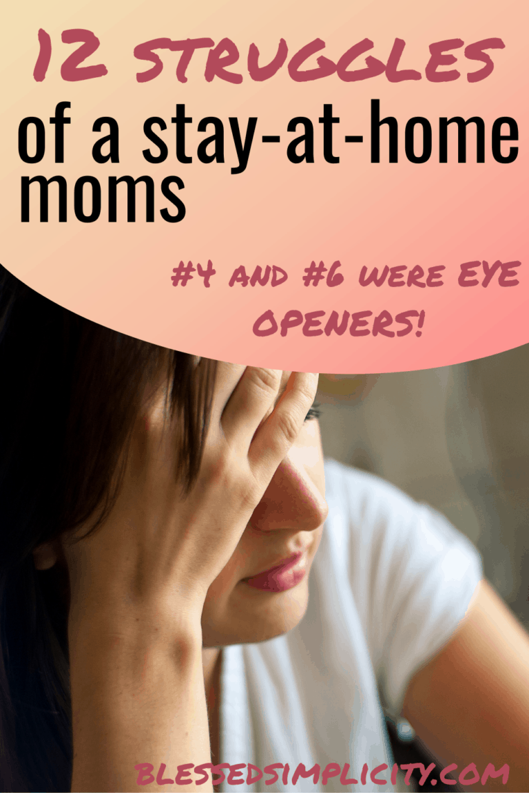 Stay at Home Mom Struggles