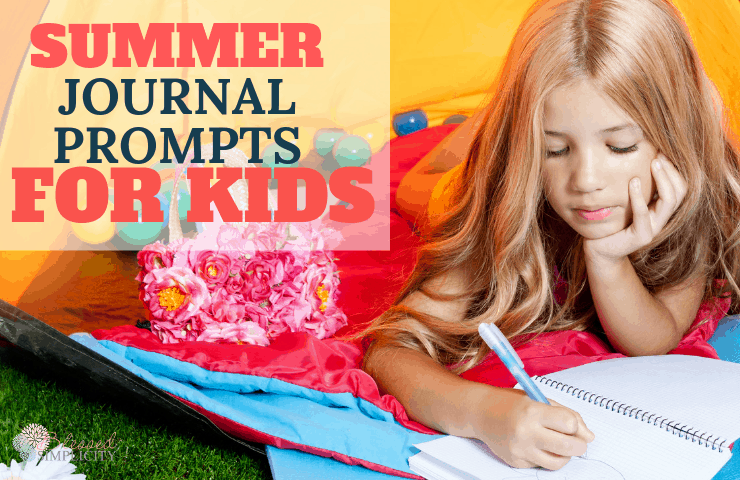 Summer Journal Prompts For Kids Summer Journal Prompts For Kids